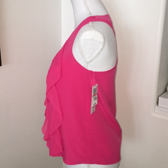 Aqua | Tops | Aqua Brand Pink Ruffled Top Xs Nwt | Poshmark